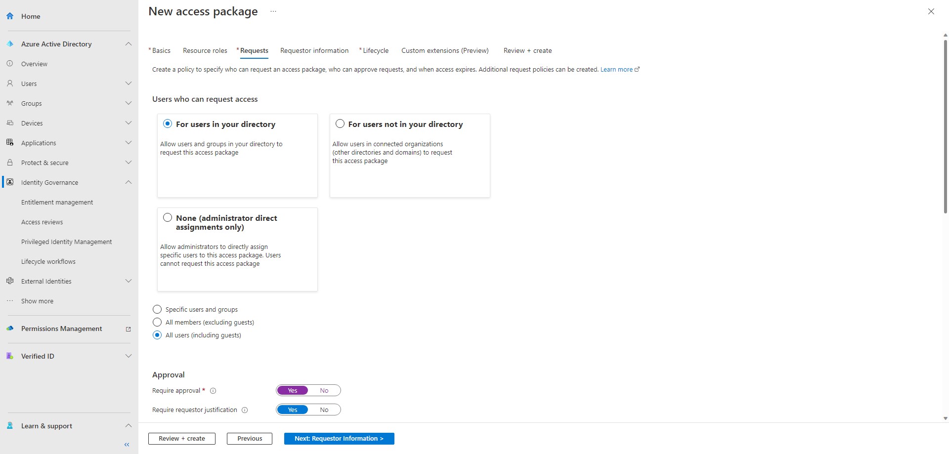 Self-service Windows 365 with AAD Entitlement Management