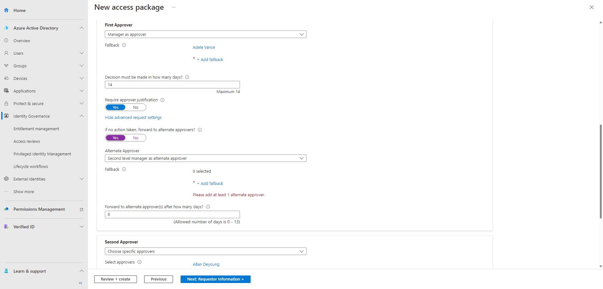 Self-service Windows 365 with AAD Entitlement Management