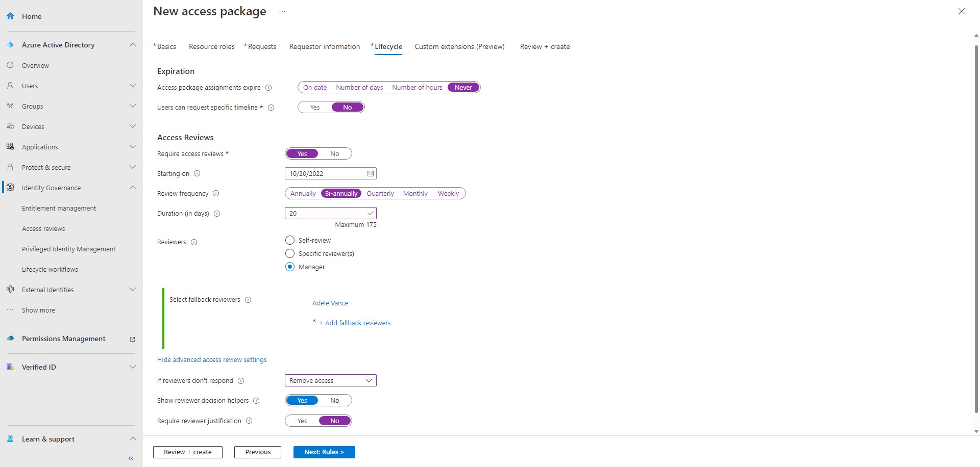 Self-service Windows 365 with AAD Entitlement Management