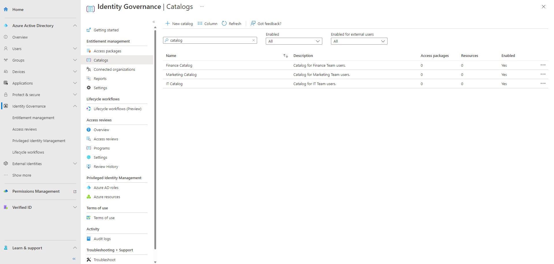 Self-service Windows 365 with AAD Entitlement Management